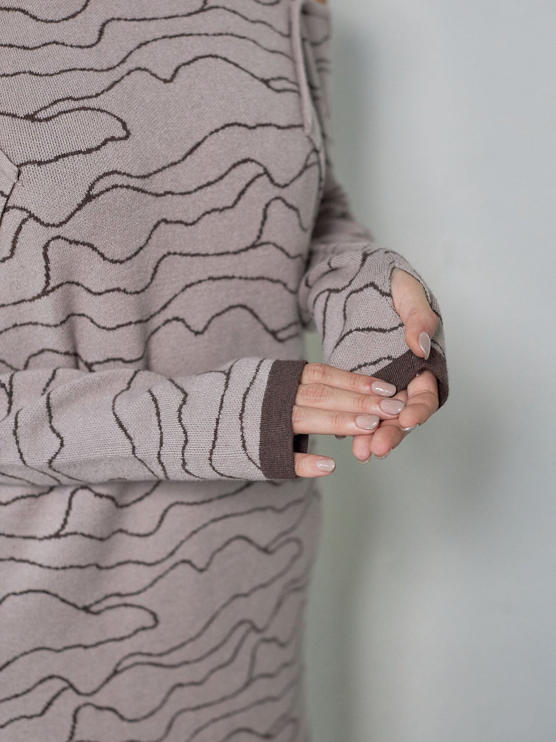 two way pattern knit onepiece – AMATERASJAPAN