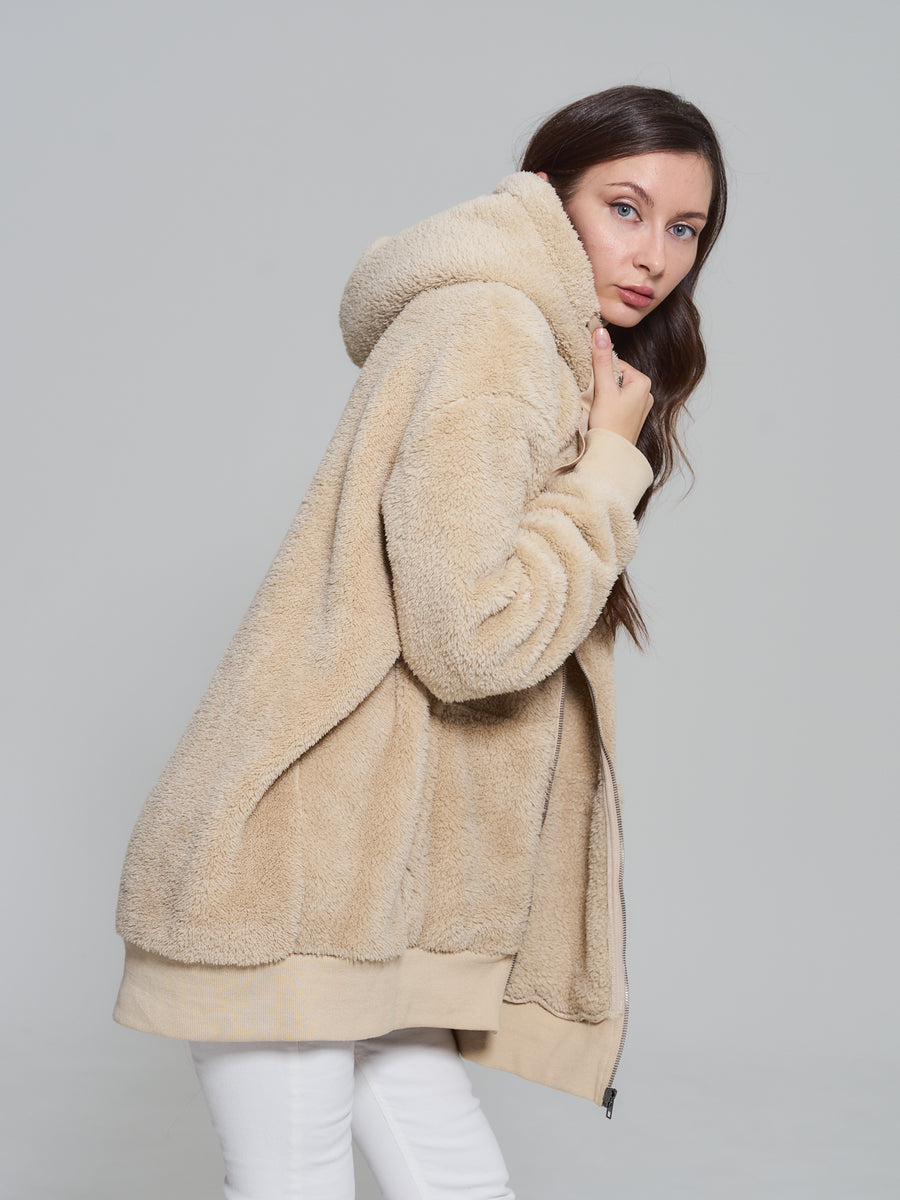 boa teddy hoodie – AMATERASJAPAN